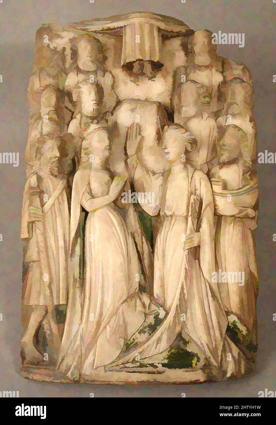 Art inspired by The Ascension, 15th century, British, Alabaster with ...