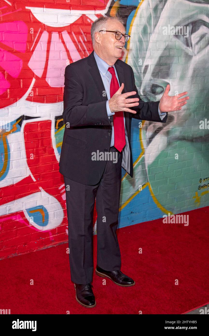 New York, United States. 02nd Mar, 2022. News reporter Charlie Pellett ...