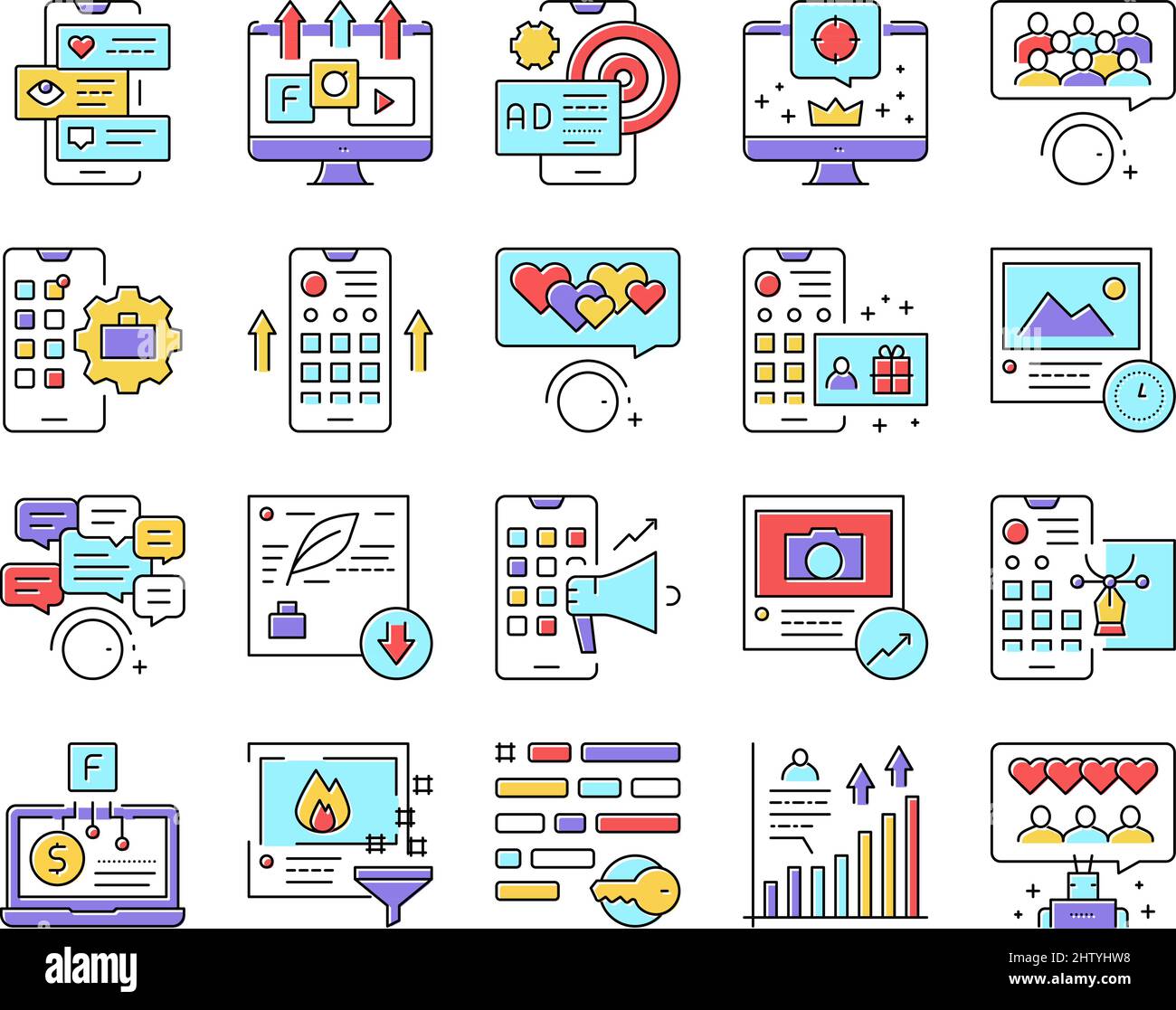 Smm technology logo Stock Vector Images - Alamy