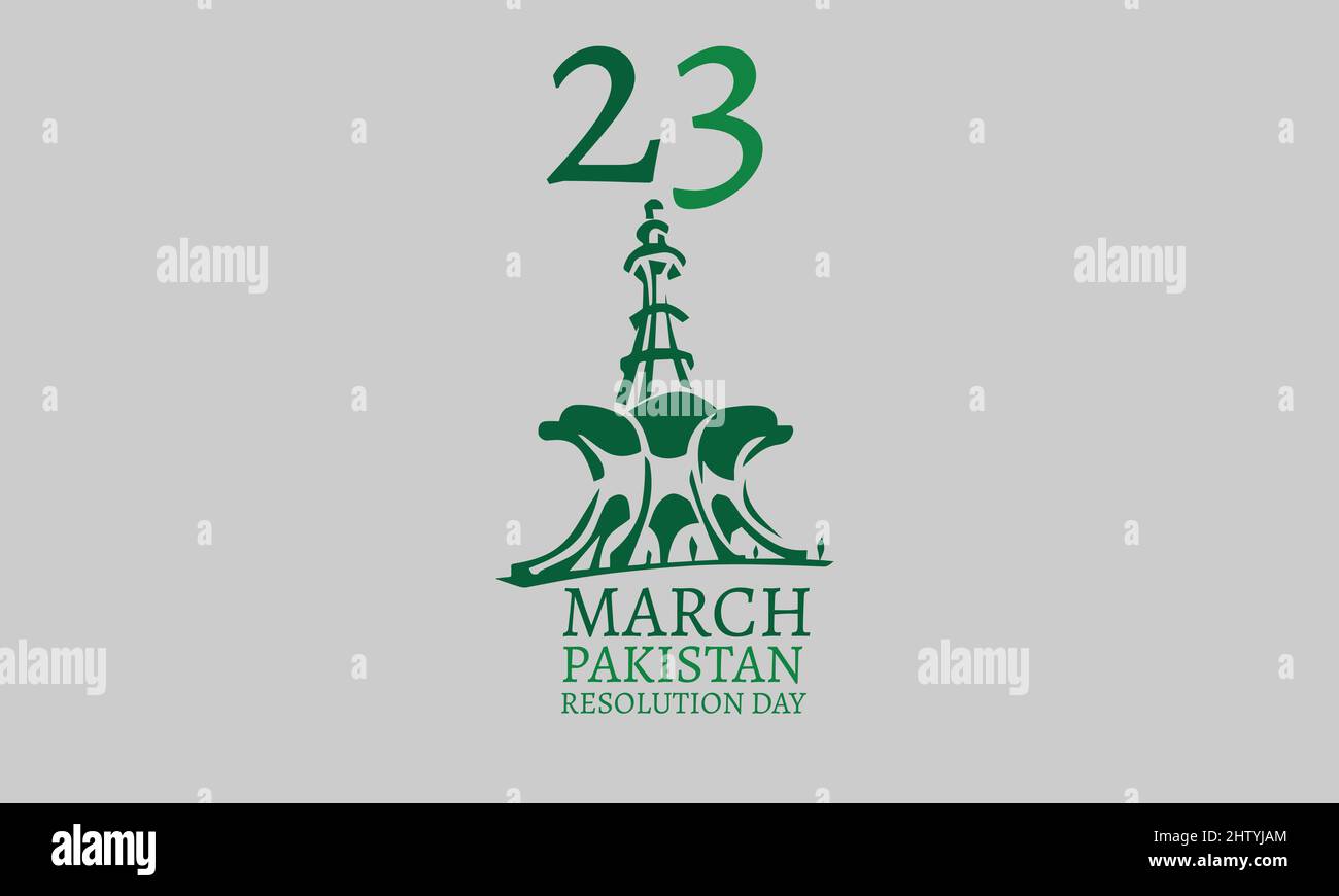 Pakistan Day 23rd March Logo Stock Vector Image & Art - Alamy