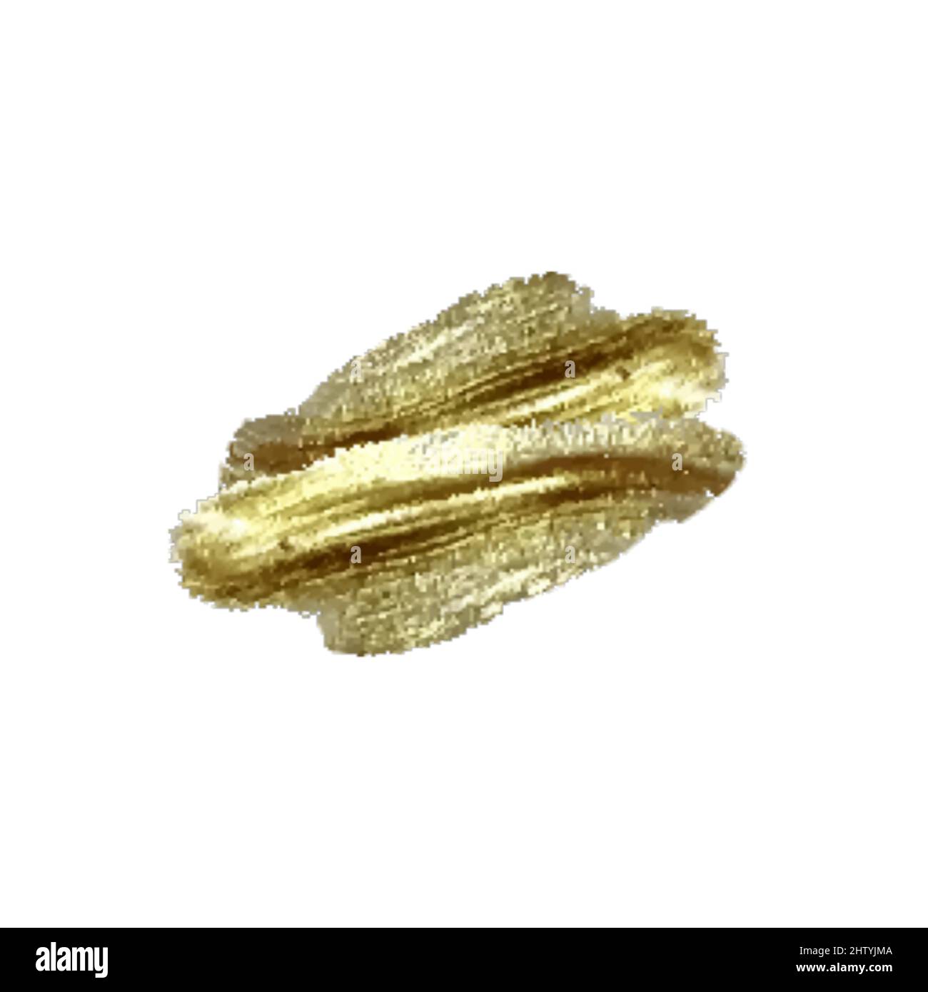 Abstract gold glittering textured art illustration.Hand drawing gold ...