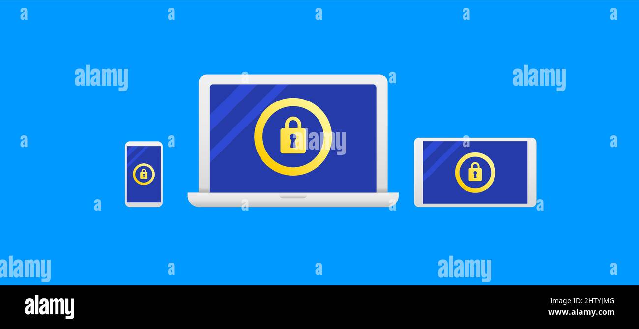 Protection locked Stock Vector Images - Alamy