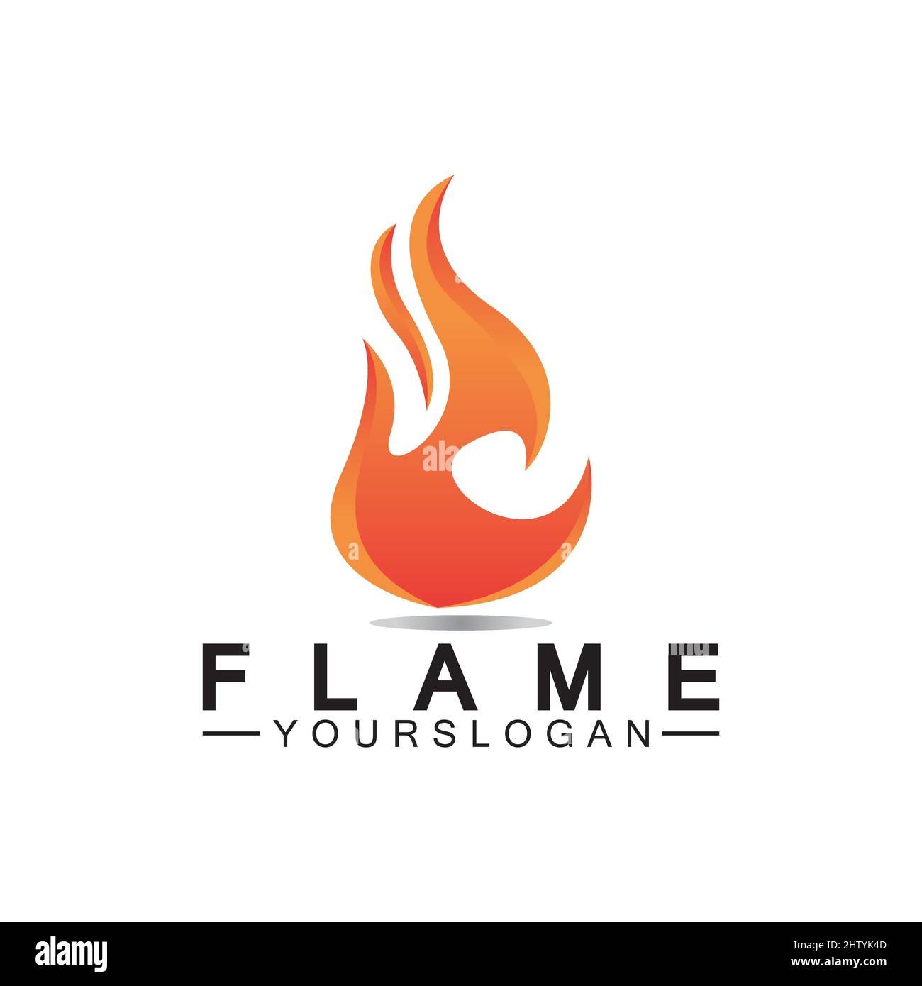 Fire Flame Logo design vector template Stock Vector Image & Art - Alamy