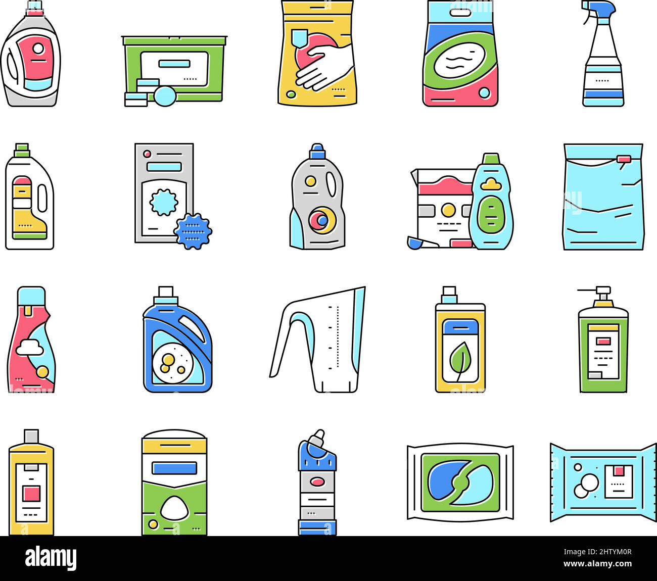 Detergent Organic Laundry Soap Icons Set Vector Stock Vector Image ... Detergent Organic Laundry Soap Icons Set Vector Stock Vector Image ...