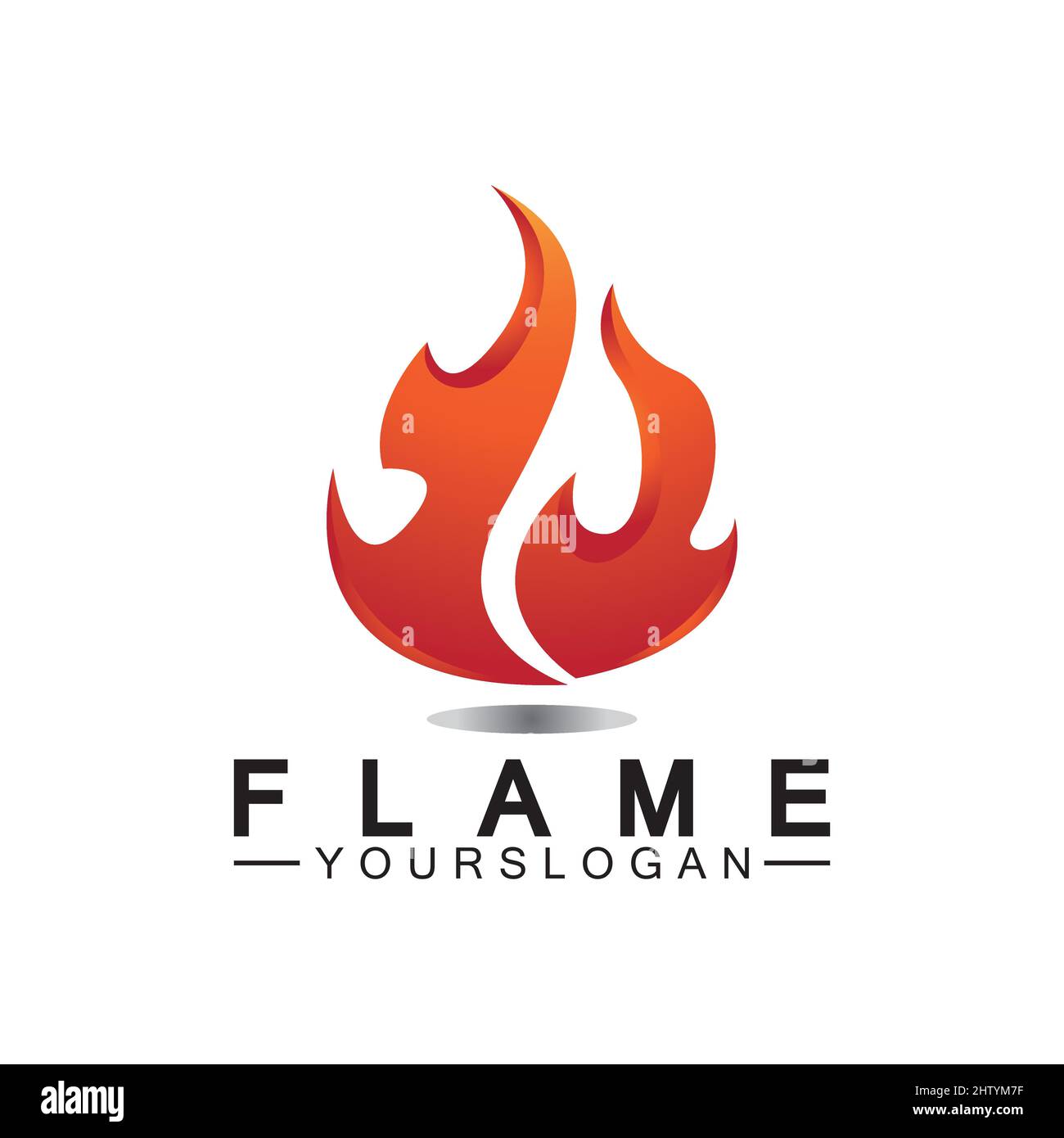 Fire Flame Logo design vector template Stock Vector Image & Art - Alamy