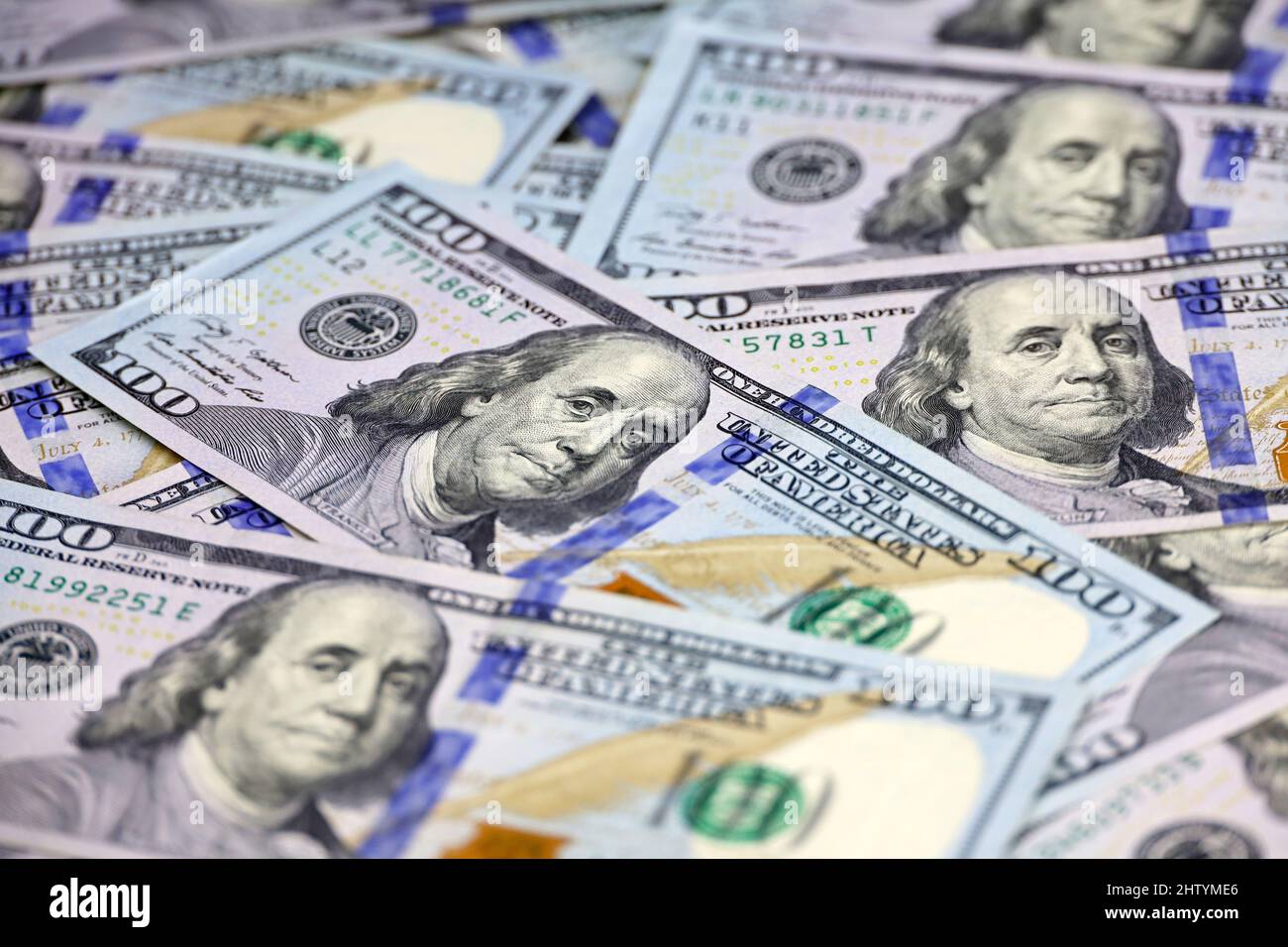 US dollars banknotes, paper currency for background. Concept of ...