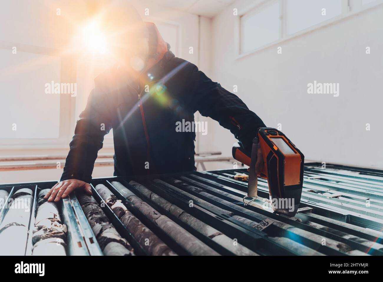 A special team of geologists who study rocks in industry using modern ...