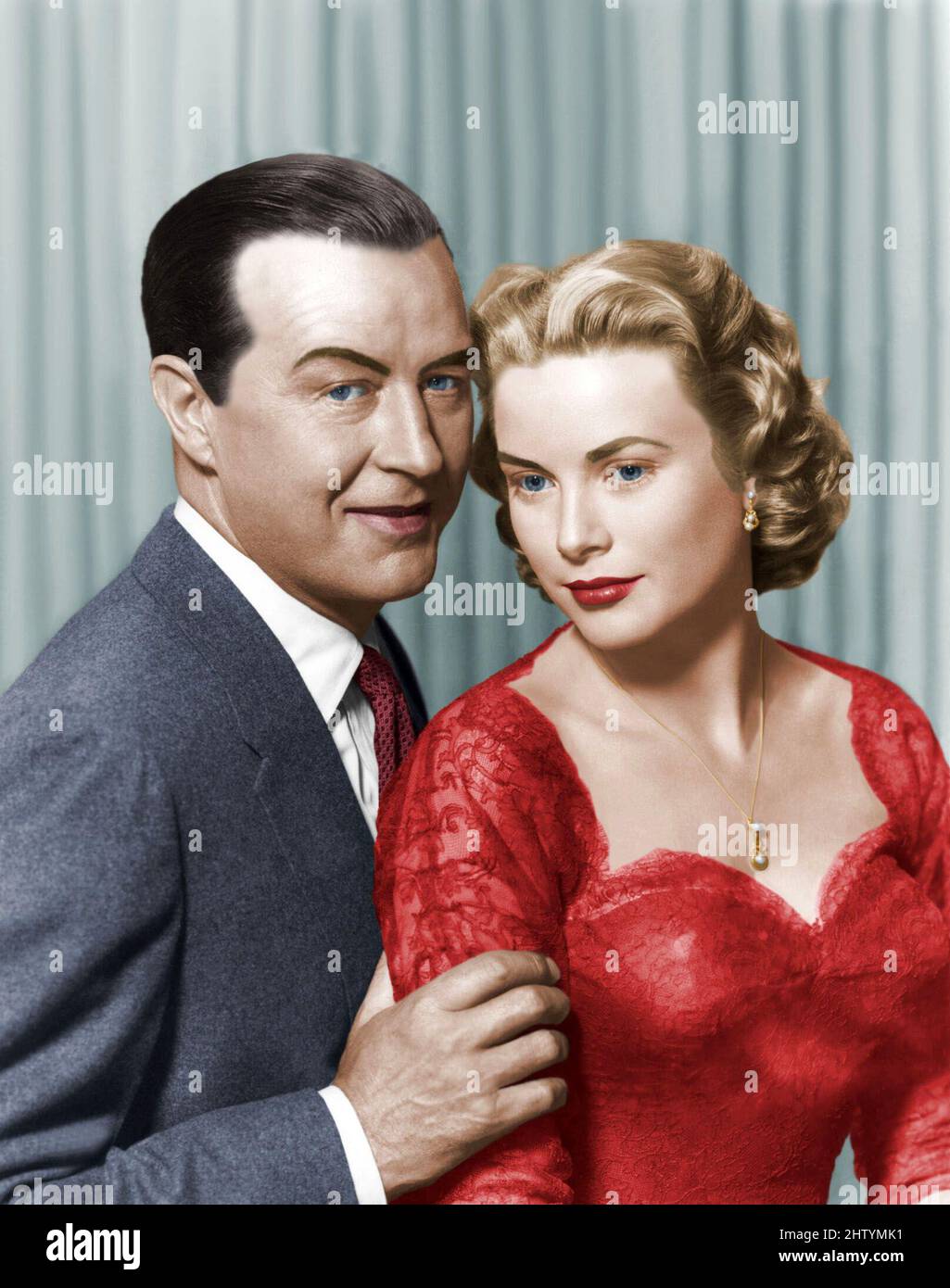 GRACE KELLY and RAY MILLAND in DIAL M FOR MURDER (1954), directed by ...