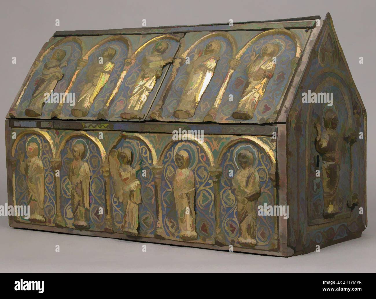 Art inspired by Chasse, 13th century, Made in Limoges, France, French ...