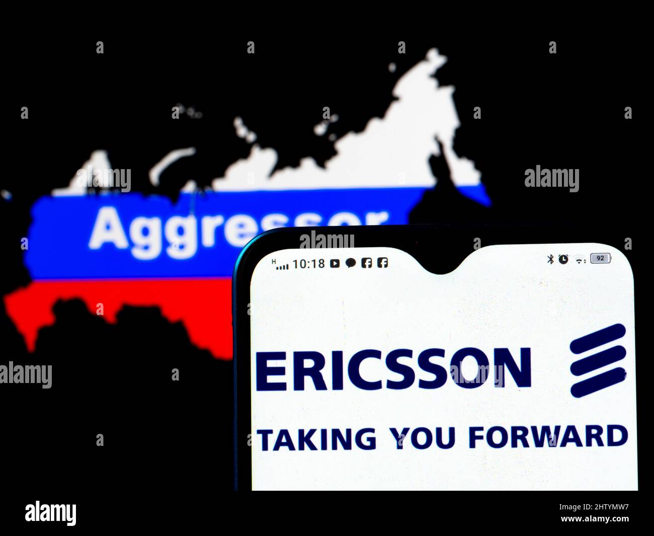 Ericsson logo hi-res stock photography and images - Alamy