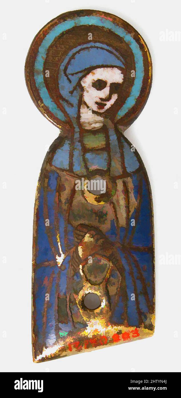 Art inspired by Appliqué, 13th century, Made in Limoges, France, French ...