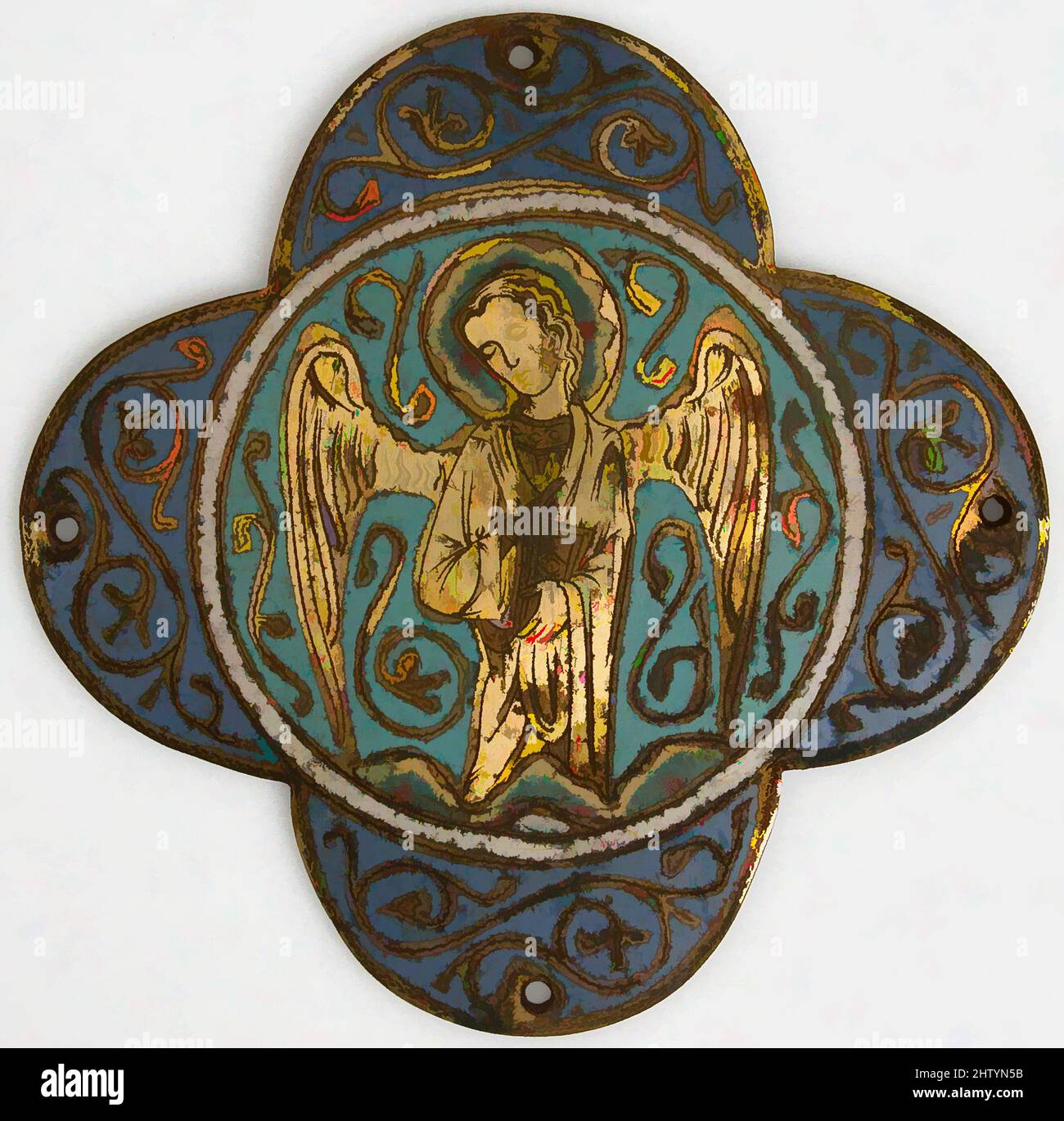 Art inspired by Plaque, 13th century, Made in Limoges, France, French ...