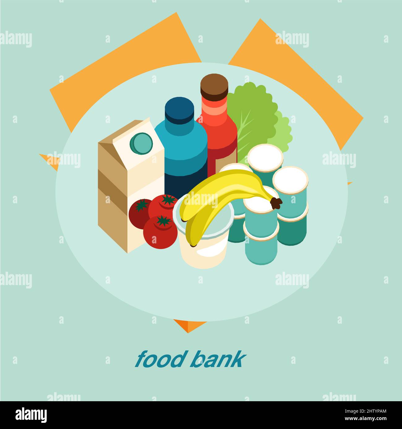 Food bank help Stock Vector Images - Alamy