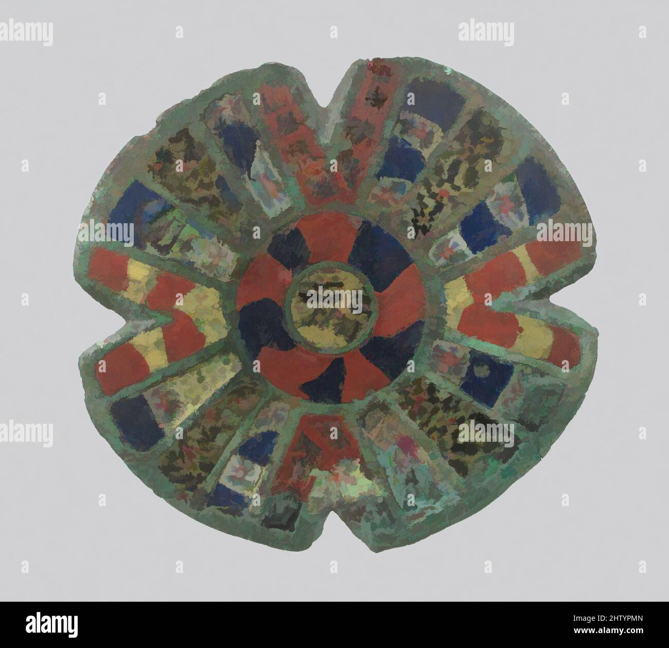 Art inspired by Disk Brooch, second half 2nd century, Roman, Champlevé ...