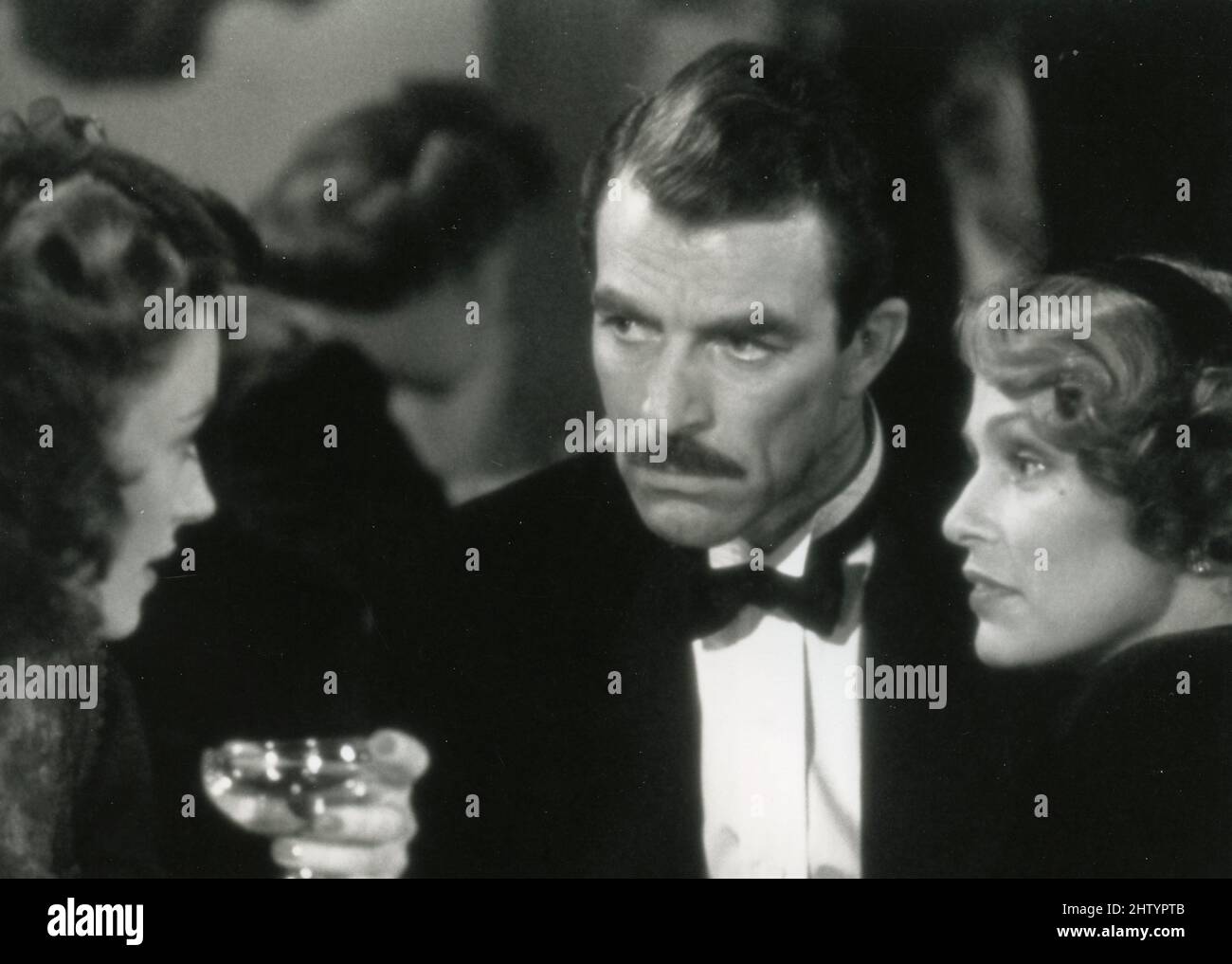 Actor Tom Selleck And Actresses Lauren Hutton And Jane Seymour In The