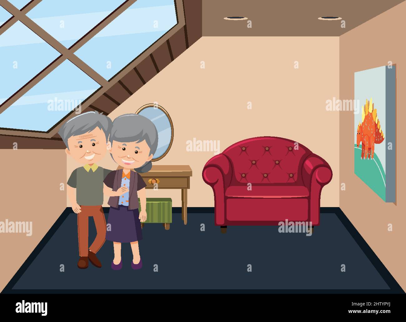 Garret space Stock Vector Images - Alamy