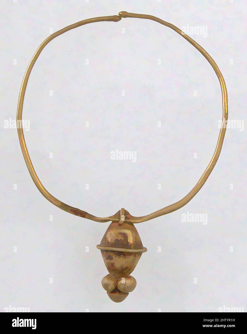 Art inspired by Earring, 3rd century (?), Avar, Gold, Overall: 2 1/4 x ...