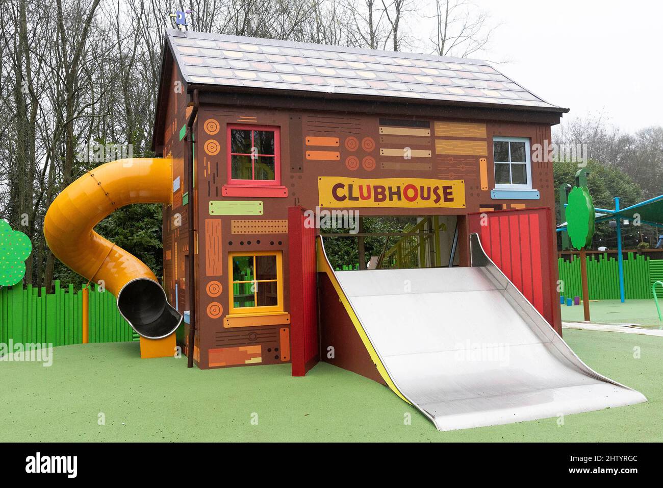 EDITORIAL USE ONLY Finishing touches are added to the Hey Duggee ...