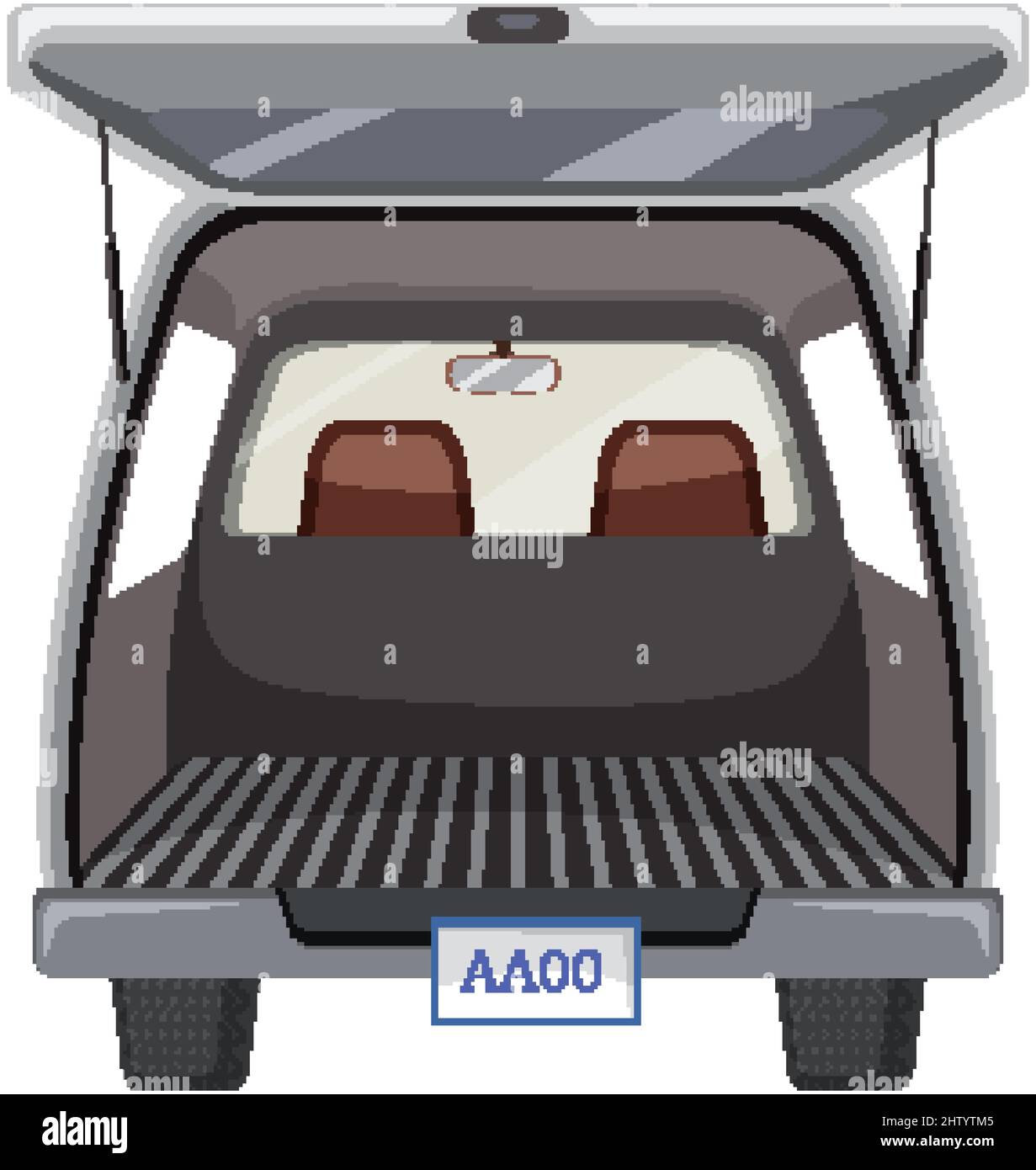 A car boot on white background illustration Stock Vector Image & Art ...