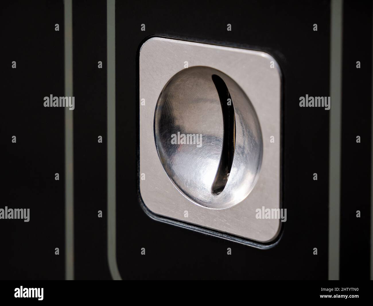 Simple coin insert slot, coin input hole panel object detail macro ...