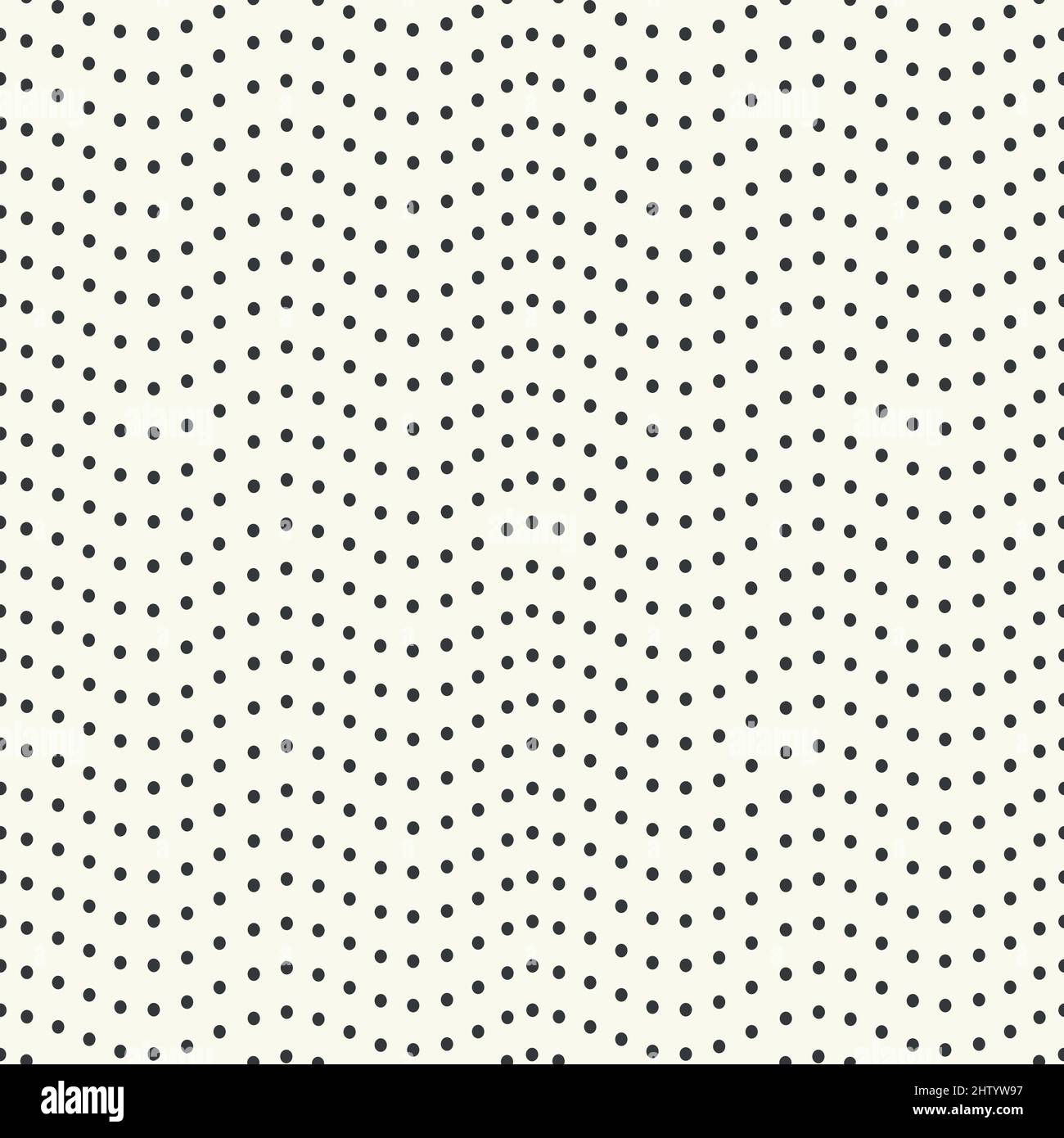 Dots pattern background. Vector seamless repeat of wavy dots, geometric ...