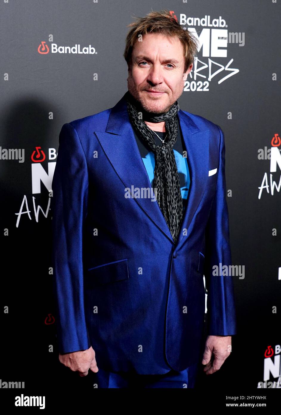 Simon Le Bon arriving at the NME Awards held at the O2 Academy Brixton ...
