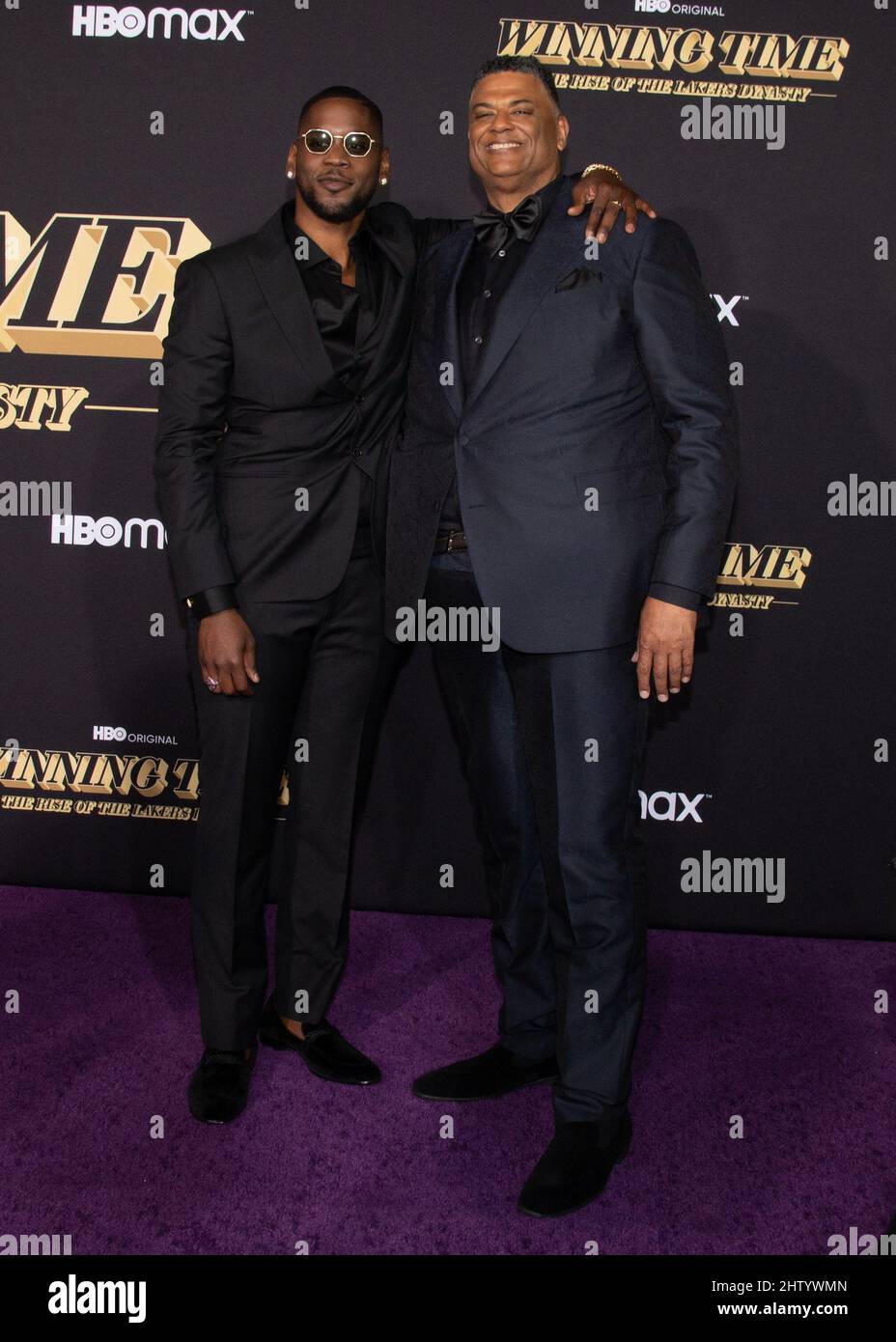 March 2, 2022, Los Angeles, California, USA: Quincy Isaiah and Rodney ...