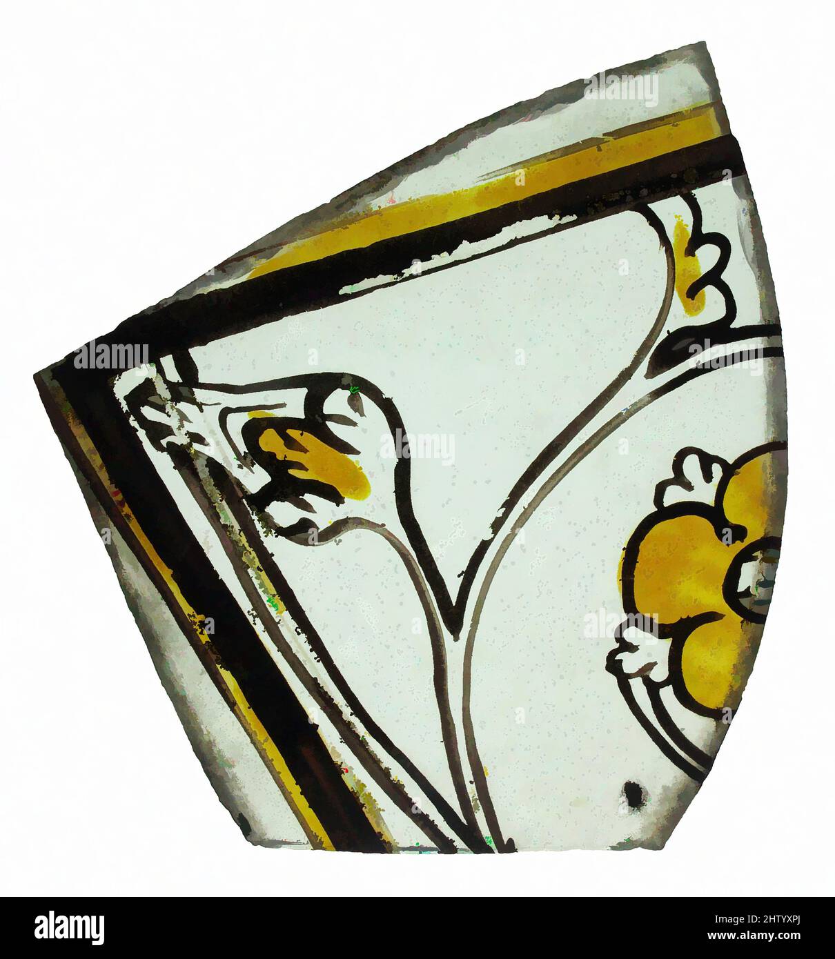 Art inspired by Glass Fragment, ca0, European, Colorless glass, Overall ...