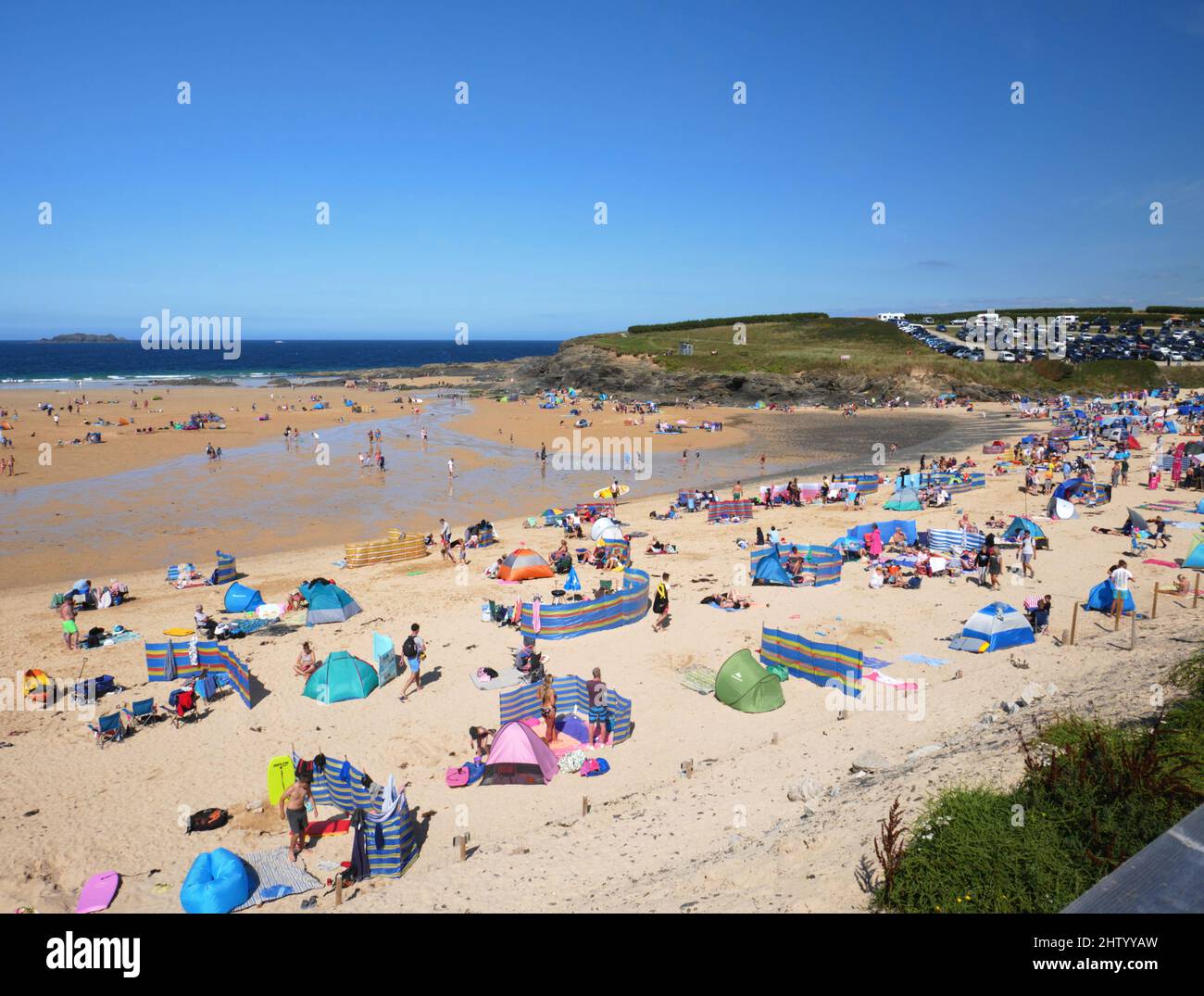 Harlyn Bay, Padstow, Cornwall Stock Photo - Alamy