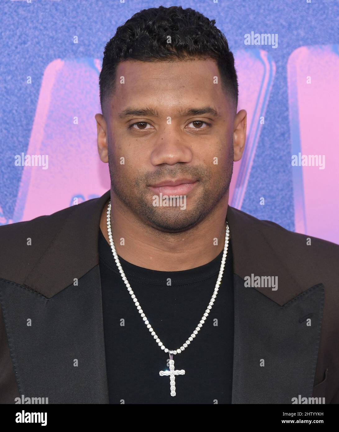 Los Angeles, USA. 02nd Mar, 2022. Russell Wilson arrives at the 2022 ...