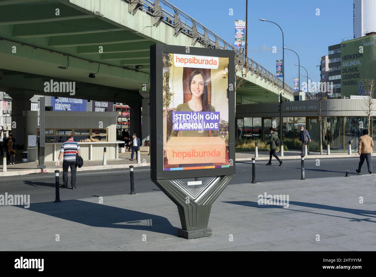 ISTANBUL, TURKEY - OCTOBER 30, 2021: HEPSIBURADA digital e-marketing ...