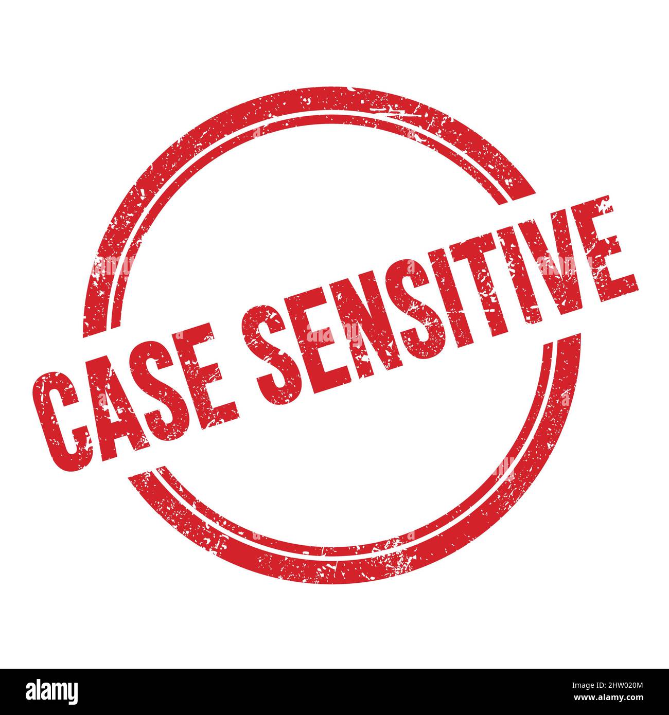 Case sensitive stamp hi-res stock photography and images - Alamy