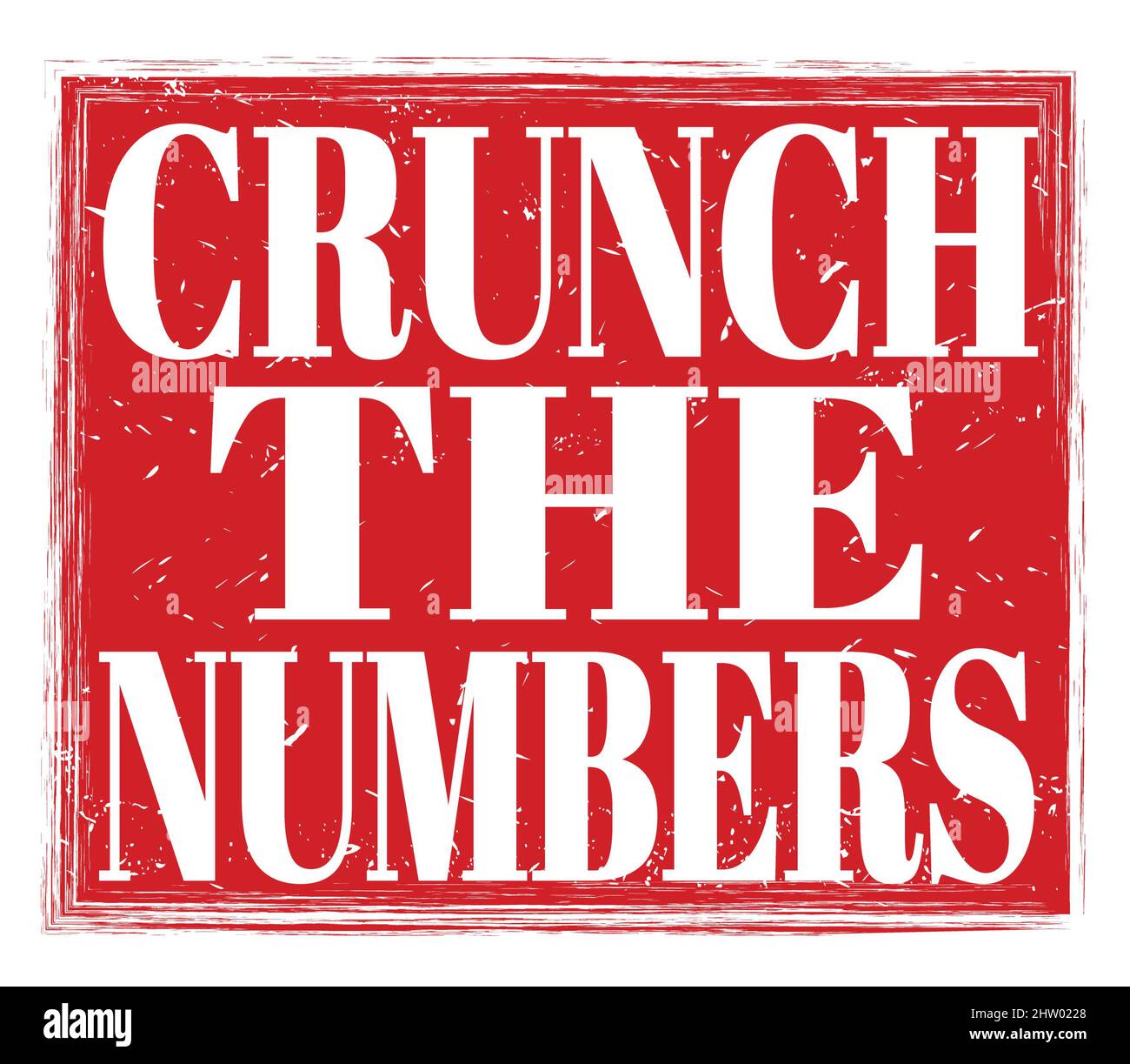 Crunch numbers hi-res stock photography and images - Alamy