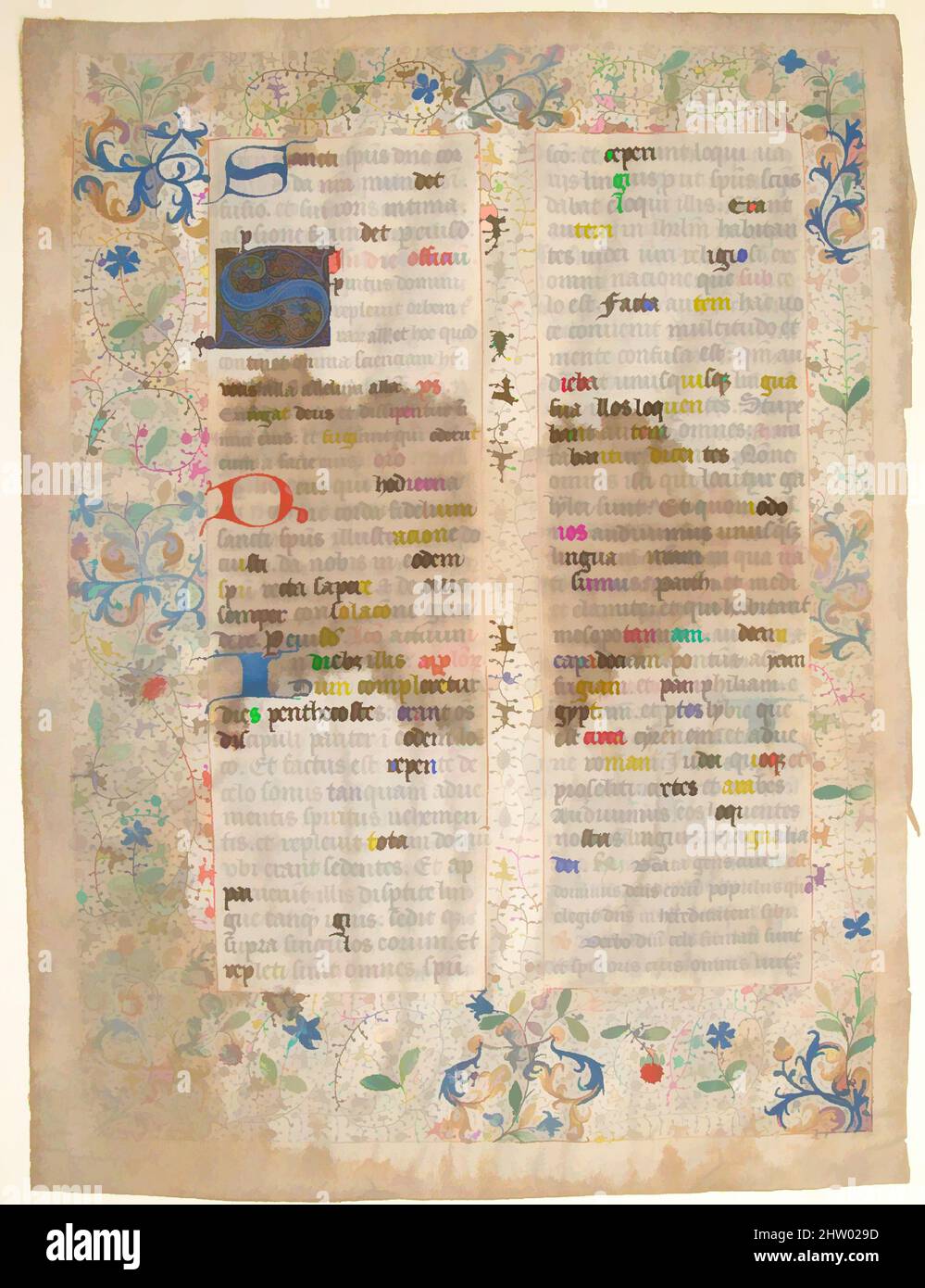 15th century french manuscript hi-res stock photography and images - Alamy