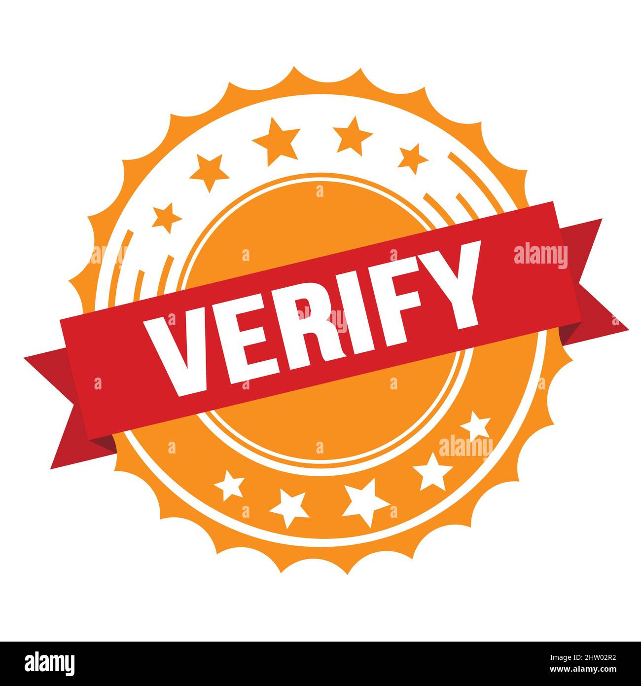 Verify badge Cut Out Stock Images & Pictures - Alamy