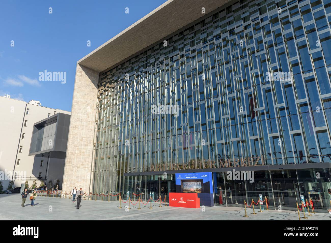 ISTANBUL, TURKEY, OCTOBER 24, 2021: Exterior view of newly constructed ...