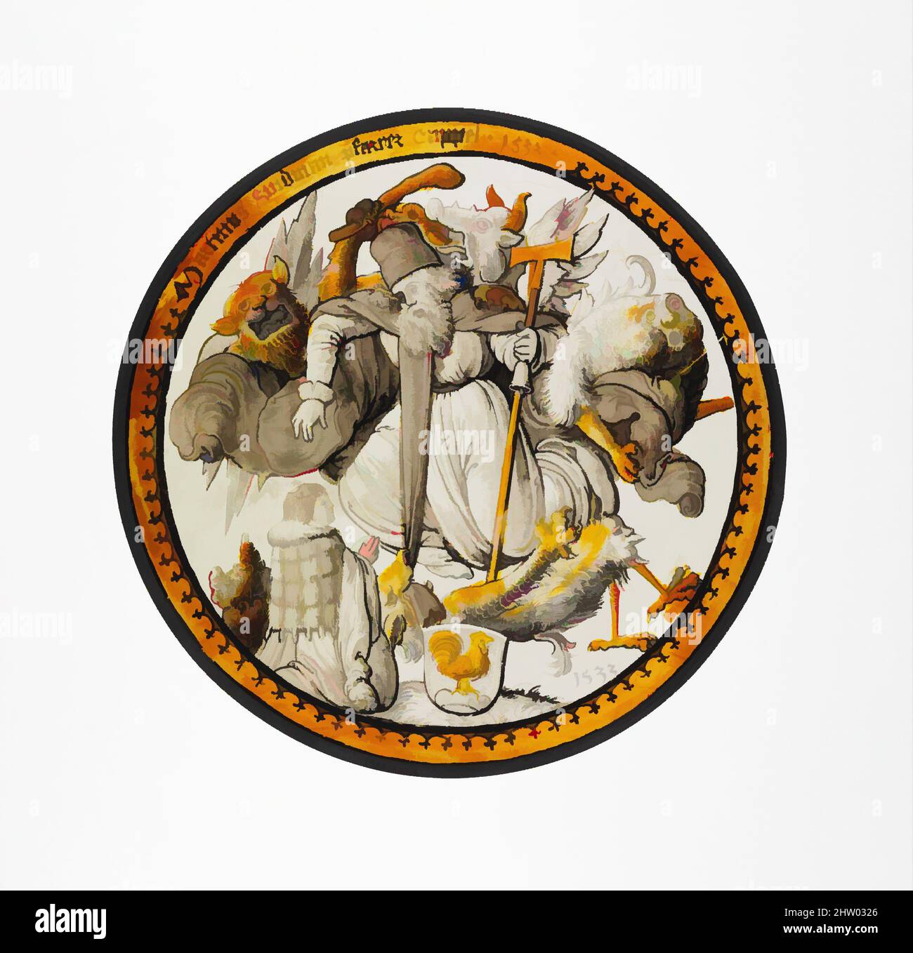 Art inspired by Roundel with the Temptation of Saint Anthony, 1532 ...