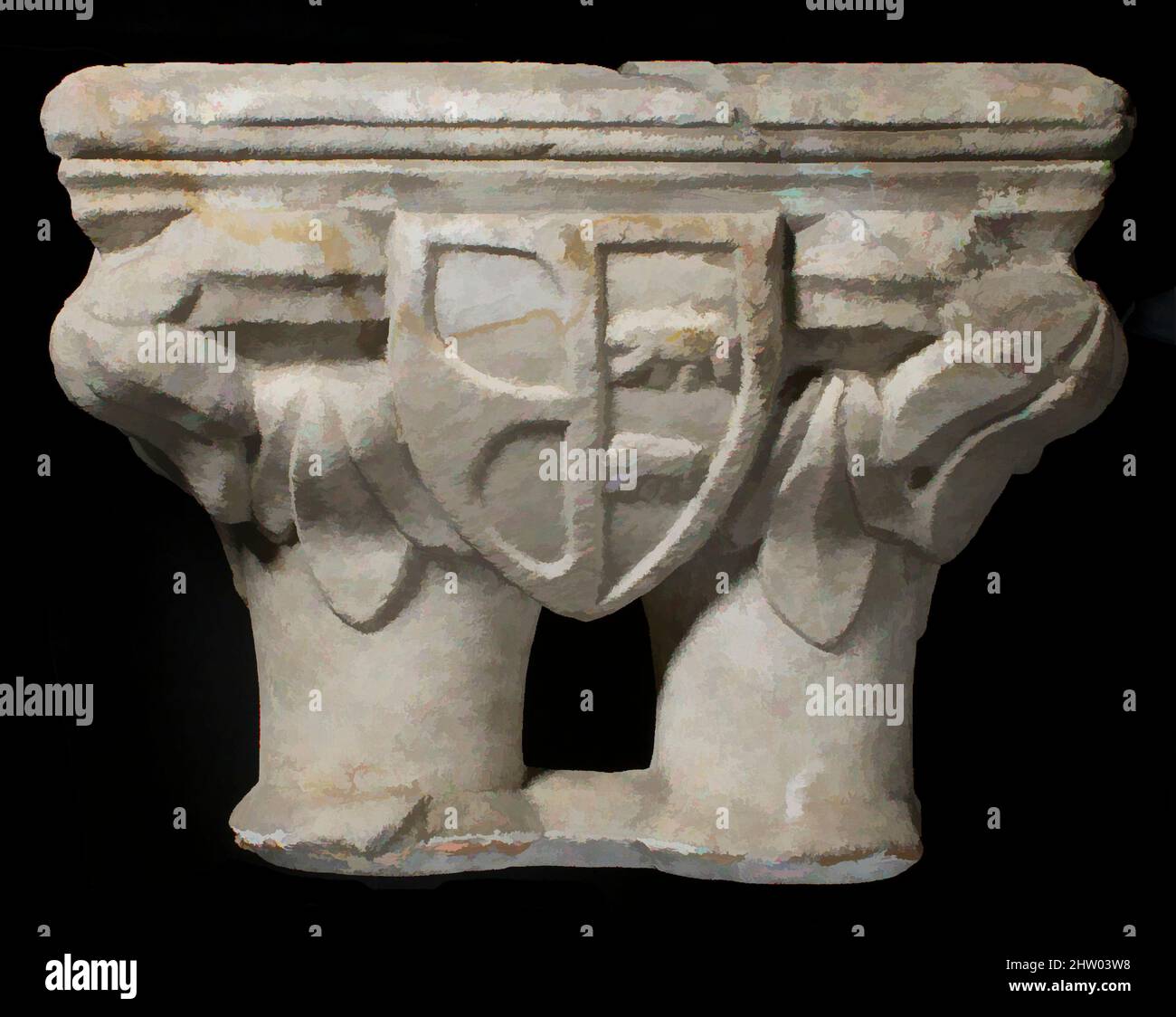 Art inspired by Double Capital, late 13th–early 14th century, Made in ...