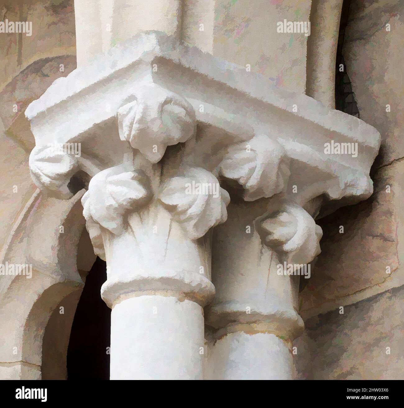Art inspired by Double Capital, late 13th–early 14th century, Made in ...