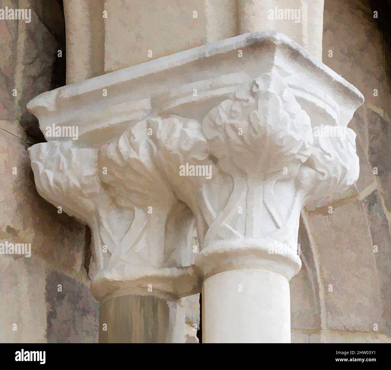 Art inspired by Double Capital, late 13th–early 14th century, Made in ...