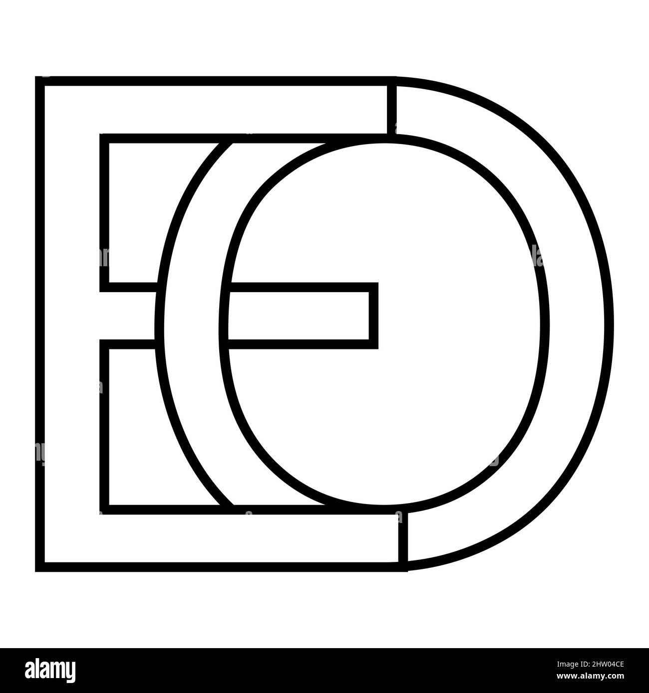 Eo brand logo Black and White Stock Photos & Images - Alamy