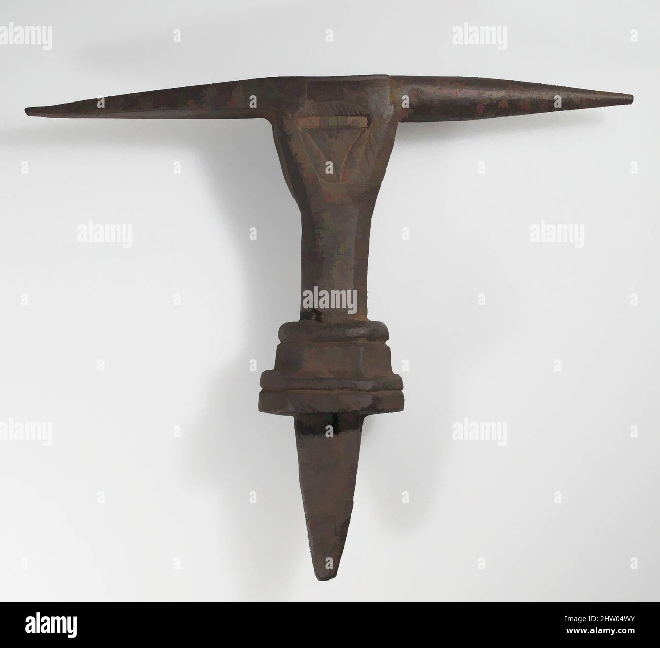Art inspired by Armorer's Anvil, 16th century, European, Iron, Overall ...