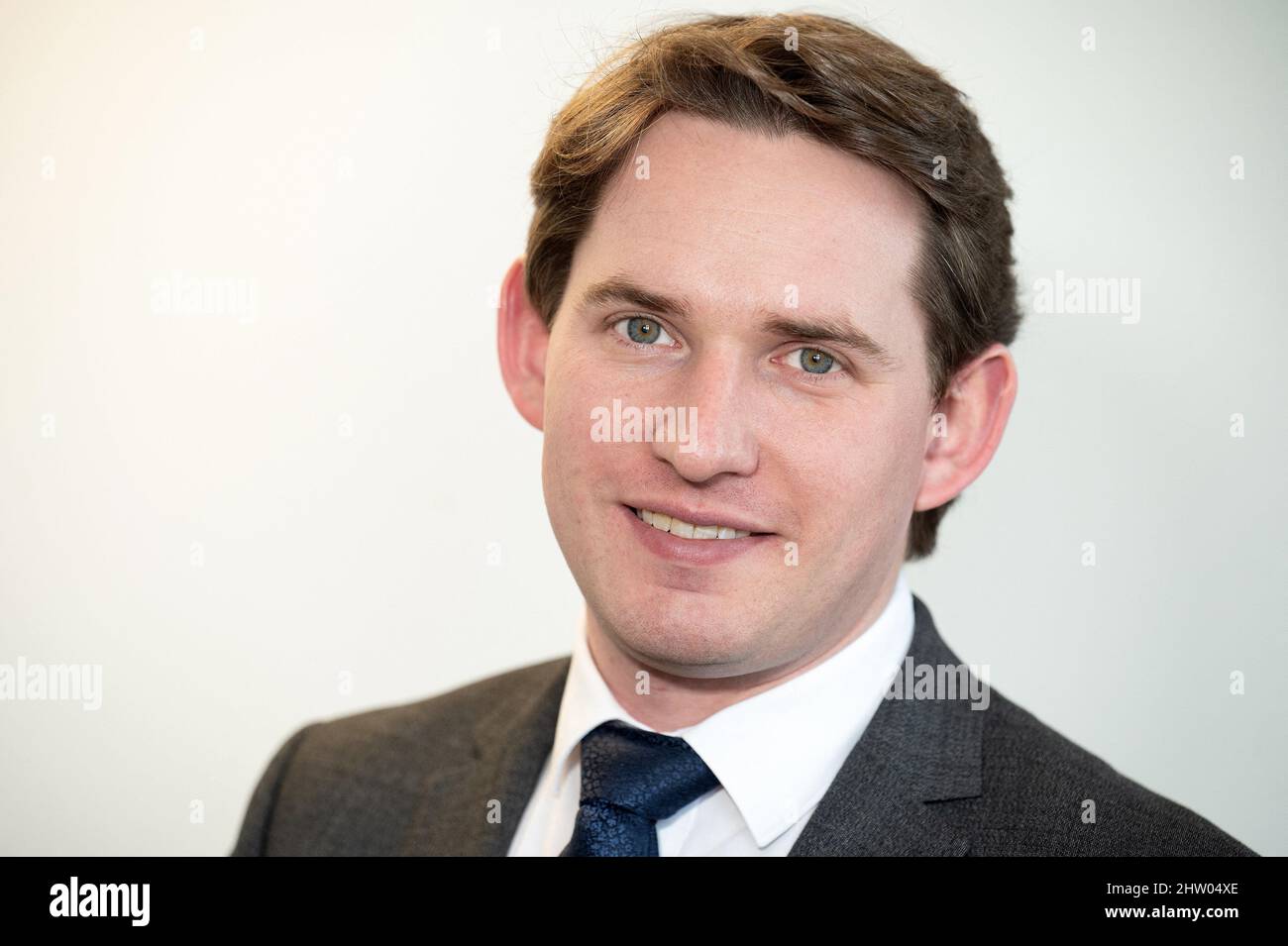 Deputy of the group Les Republicains, Raphael Schellenberger poses in ...
