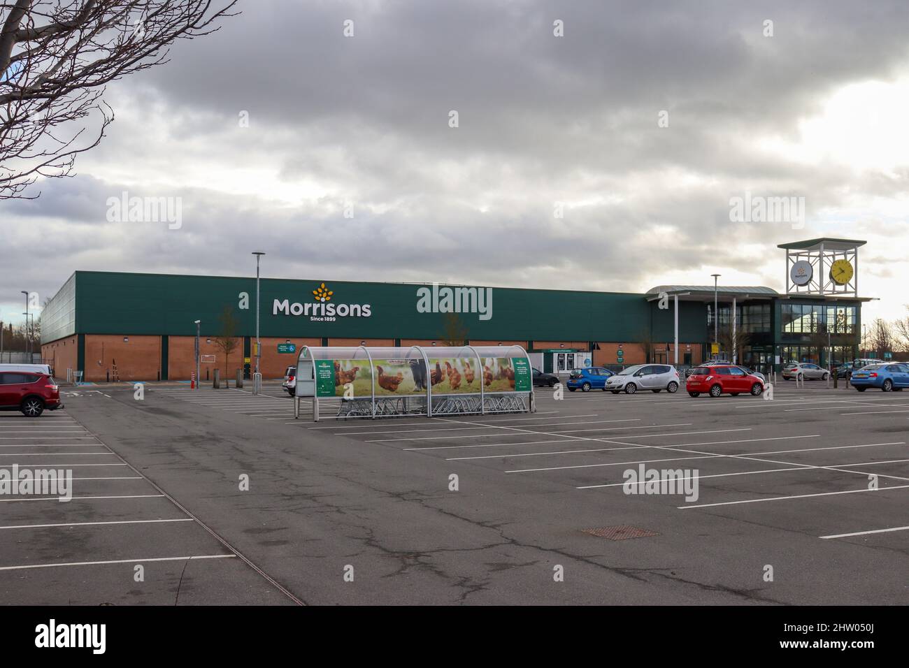 Outside view of a Morrisons Store in Wrexham Stock Photo - Alamy
