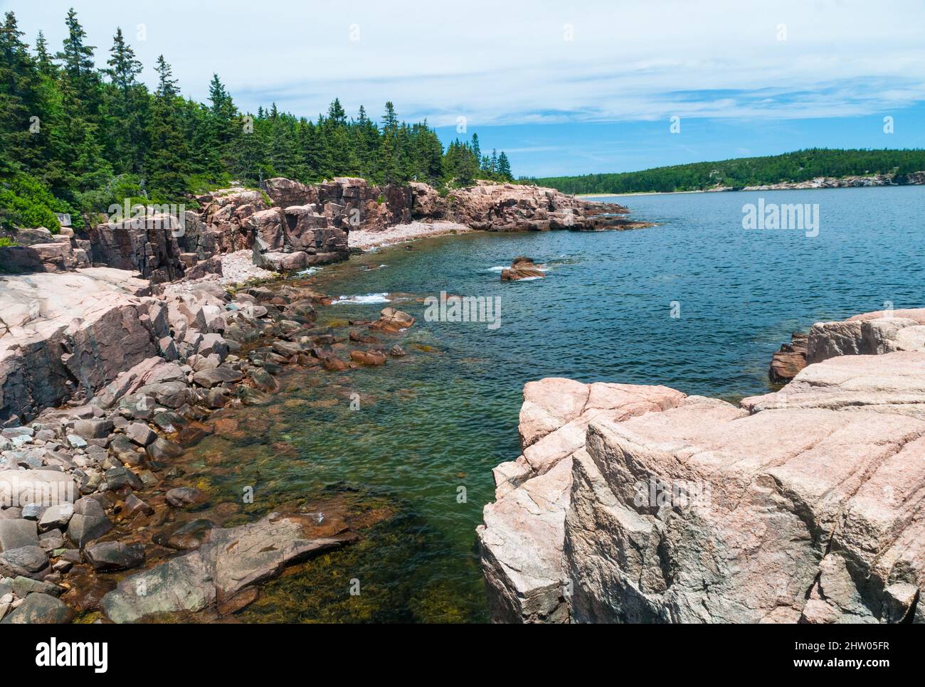 Stone cliffs and coastline Stock Photo - Alamy
