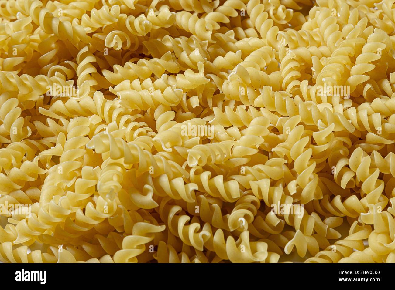 Raw fusilli spiral spaghetti pasta hi-res stock photography and images ...