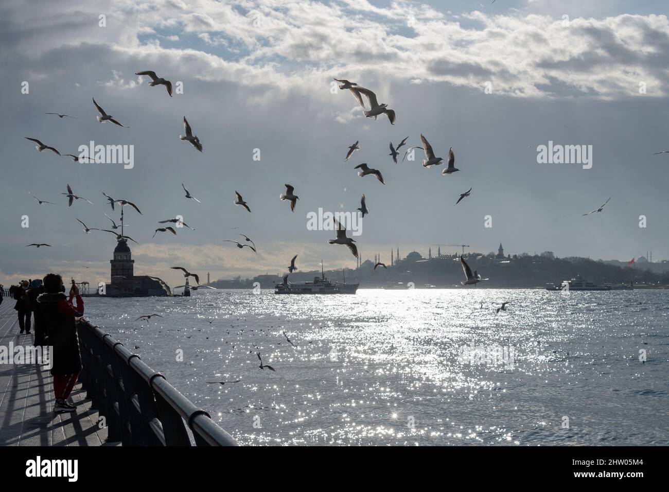 The Bosphorus Strait in Istanbul, Turkey Stock Photo - Alamy