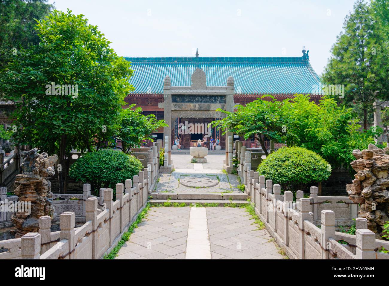 XI'AN, CHINA - Great Mosque in Xi'an, Shaanxi, China. The Mosque, is a ...