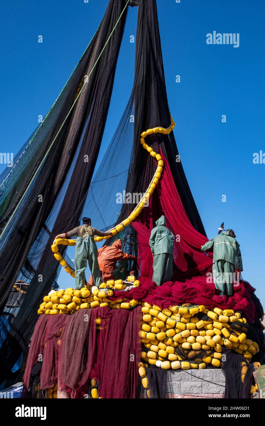 Fishermen at the Poyrazkoy Village in Beykoz district of Istanbul ...