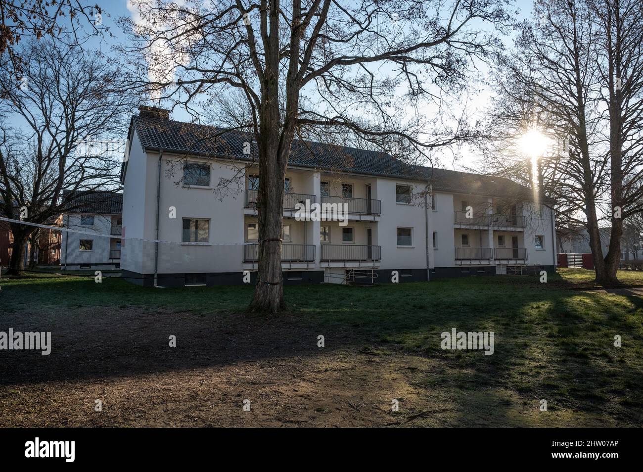 Unna, Germany. 03rd Mar, 2022. The grounds of the Unna-Massen district ...